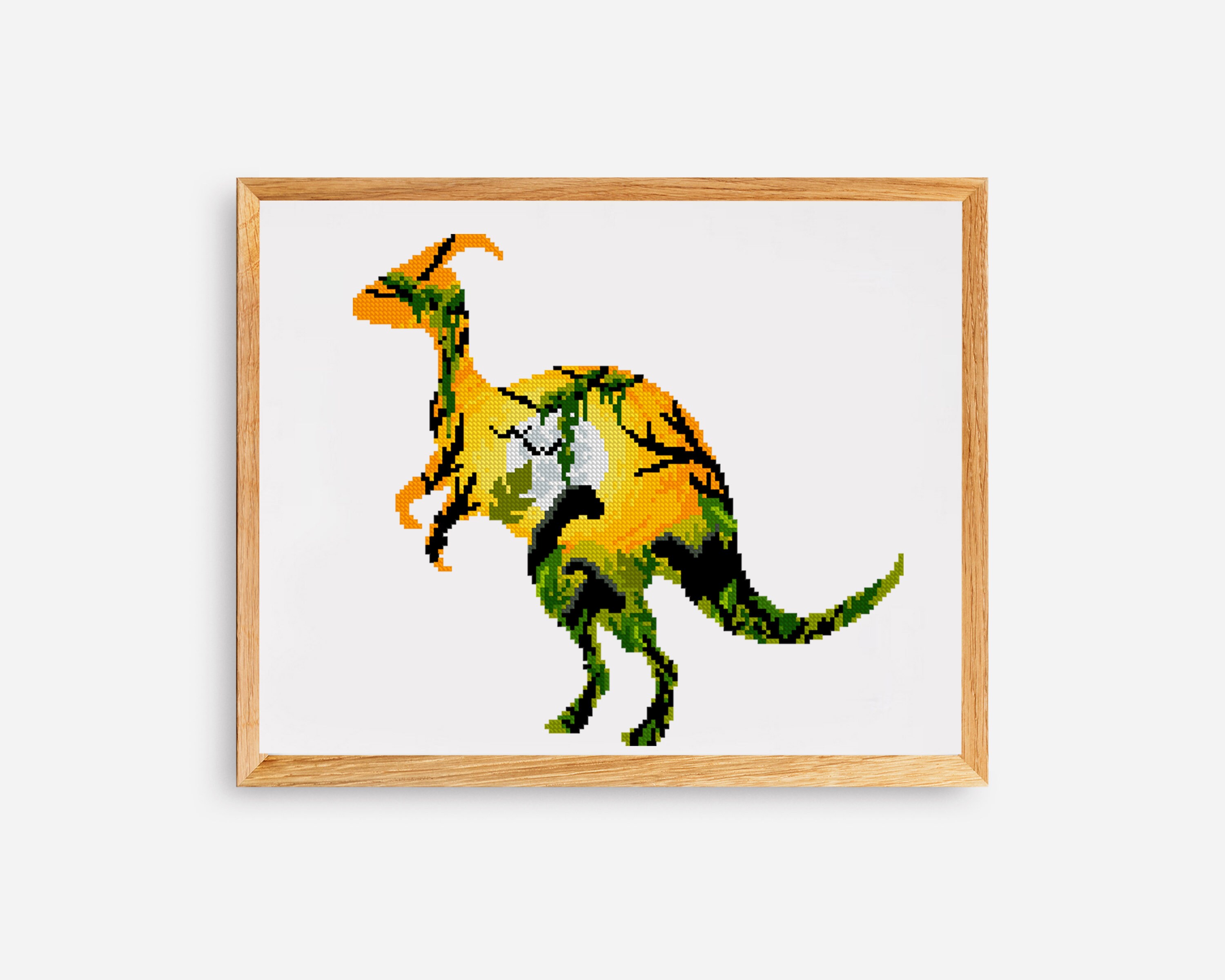 Set of 5 Dinosaurs Cross Stitch Pattern Landscape Cross Stitch - Etsy UK