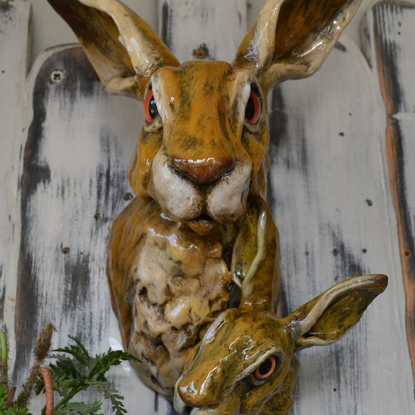 Hare Sculpture - Etsy
