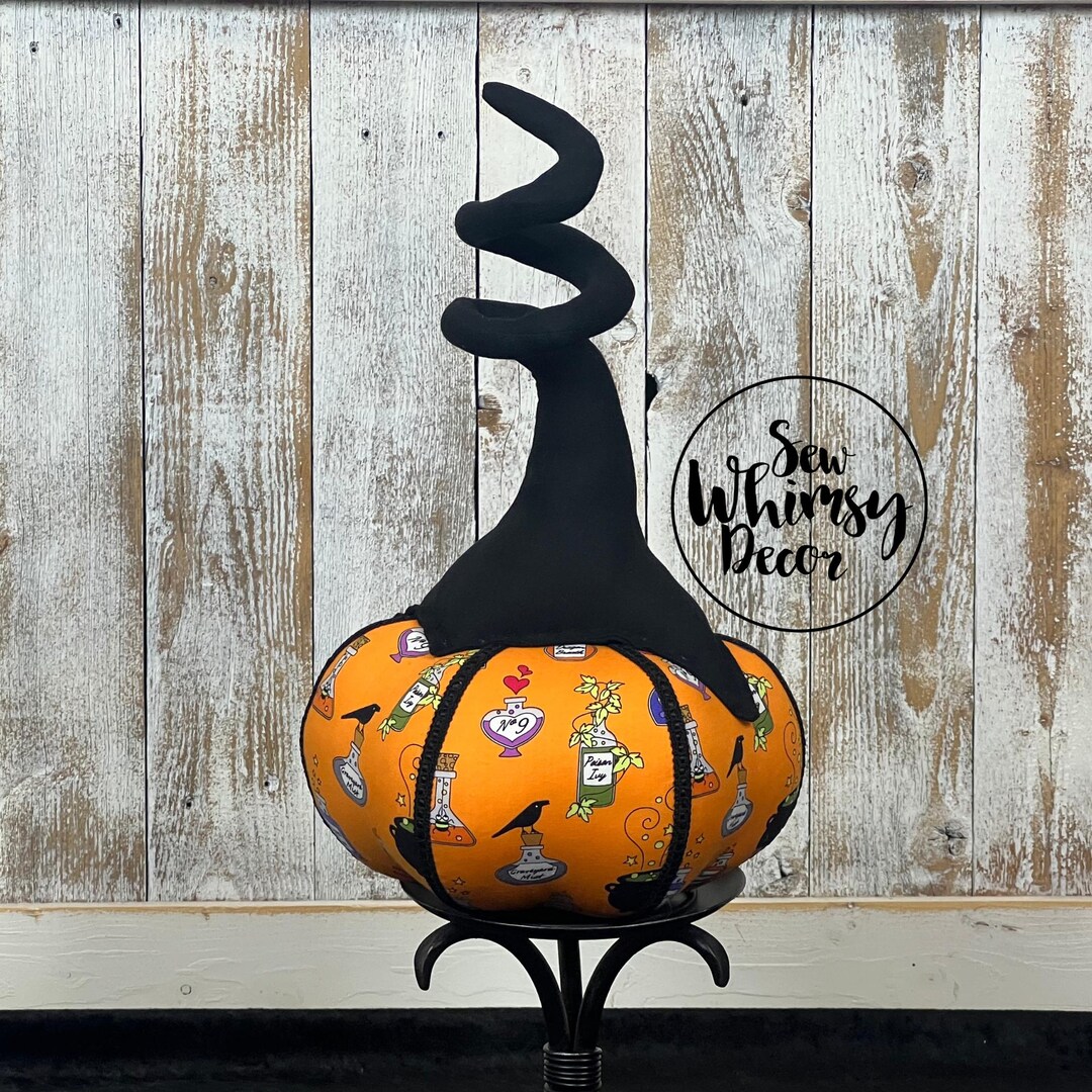 Pumpkin Wreath Attachment, Whimsical Pumpkin, Whimsy Pumpkin, Fall ...