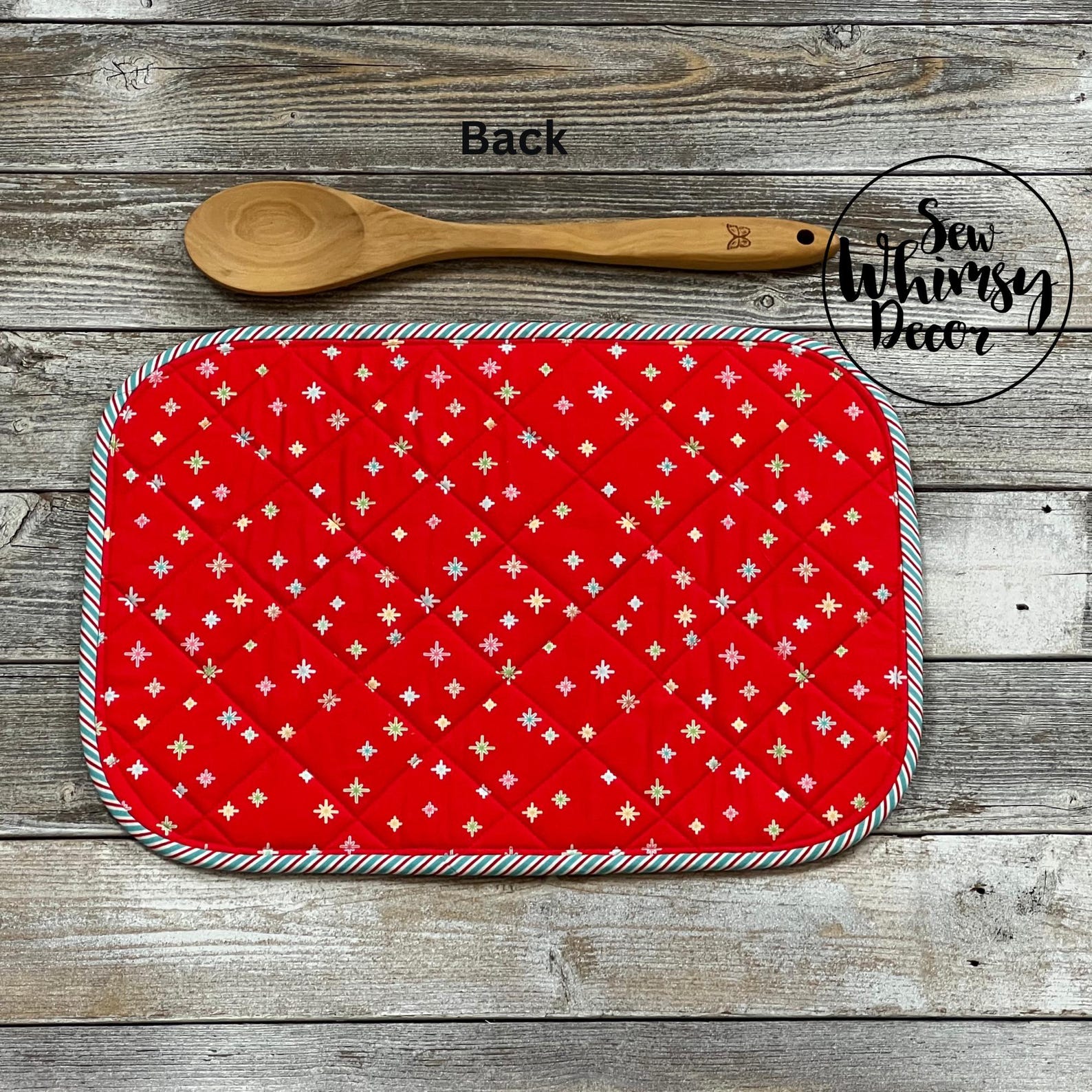 Casserole Hot Pad, Trivet, Christmas Hot Pad, Large Hot Pad, Quilted ...