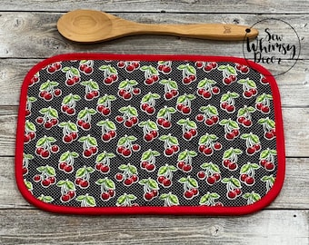Casserole Hot Pad, Trivet, Quilted Trivet, Large Hot Pad, Quilted Hot ...