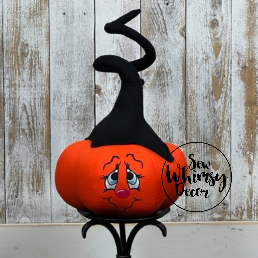 Pumpkin Wreath Attachment Whimsical Pumpkin Whimsy Pumpkin - Etsy