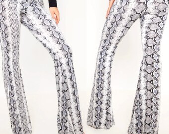Snake Print Pants | Etsy