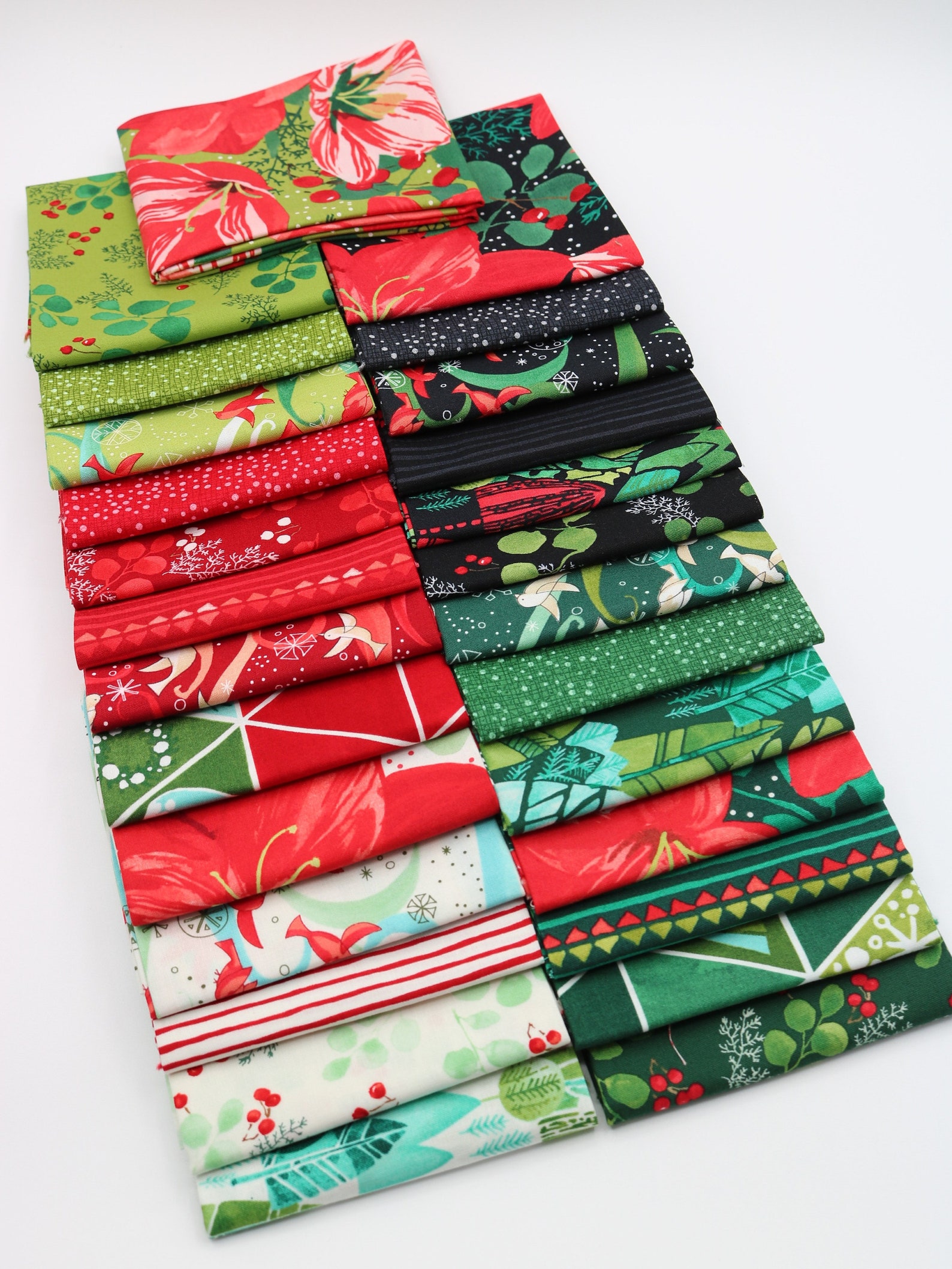 Winterly Fat Quarter Bundle by Robin Pickens for Moda, 100% Cotton ...