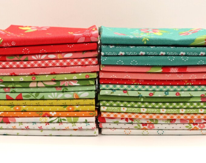 Strawberry Lemonade by Sherri & Chelsi for Moda Fabrics, Fat Quarter ...