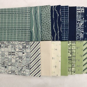 Bon Voyage Fat Quarter Bundle by Janet Clare for Moda Fabrics, 100% Cotton, Store Cut and ...