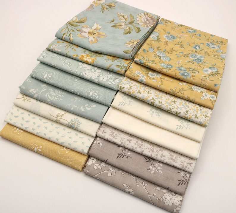 Honeybloom by 3 Sisters for Moda Fabrics, Fat Quarter Bundle, 100% ...