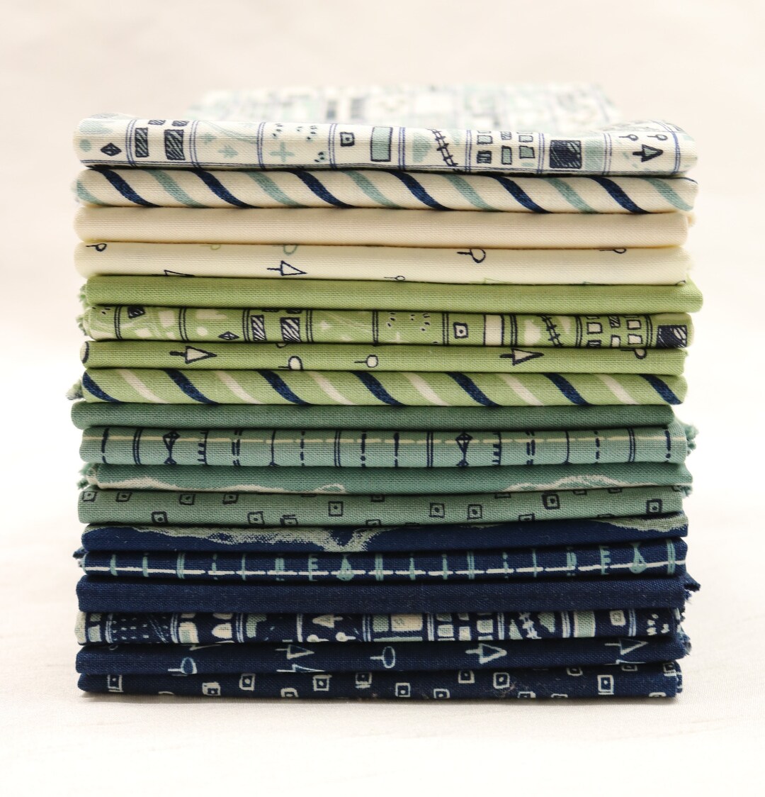 Bon Voyage Fat Quarter Bundle by Janet Clare for Moda Fabrics, 100% Cotton, Store Cut and ...