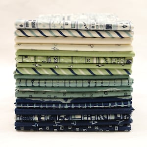 Bon Voyage Fat Quarter Bundle by Janet Clare for Moda Fabrics, 100% ...