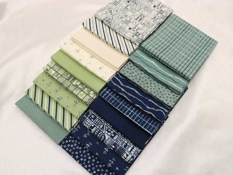 Bon Voyage Fat Quarter Bundle by Janet Clare for Moda Fabrics - Etsy