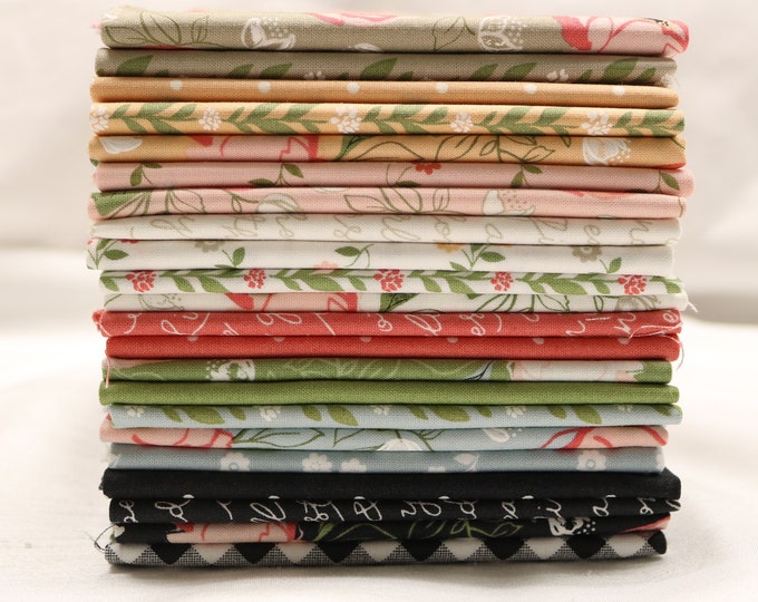 Country Rose Fat Quarter Bundle by Lella Boutique for Moda, 100% Cotton ...