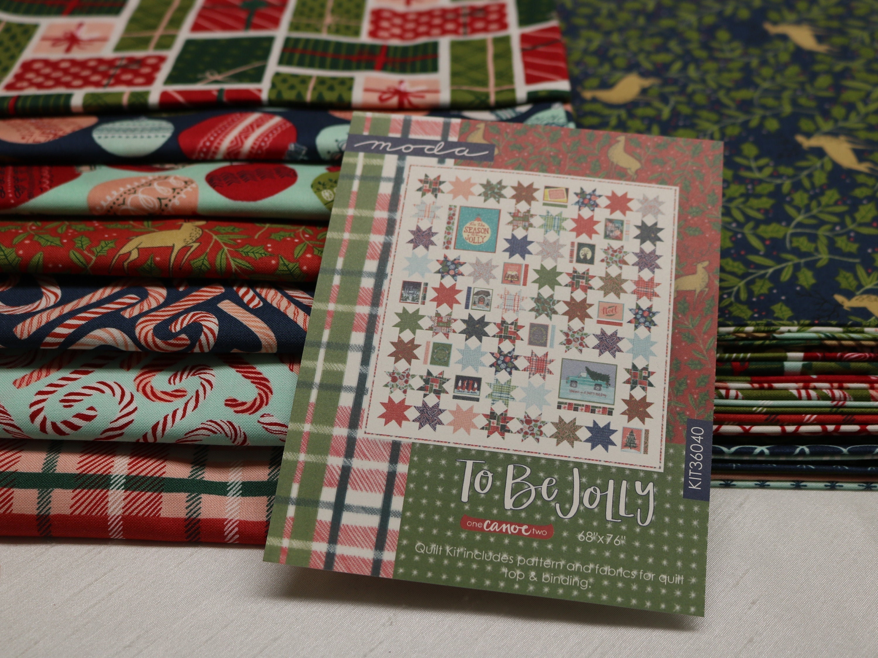 To Be Jolly Kit Made by One Canoe Two for Moda 68 X - Etsy