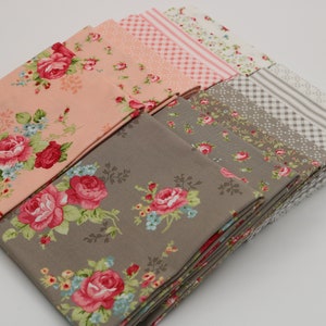 Ellie by Brenda Riddle Designs for Moda Fabrics, Fat Quarter Bundle ...