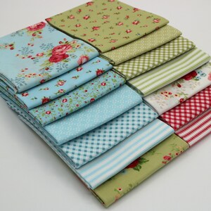 Ellie by Brenda Riddle Designs for Moda Fabrics, Fat Quarter Bundle ...