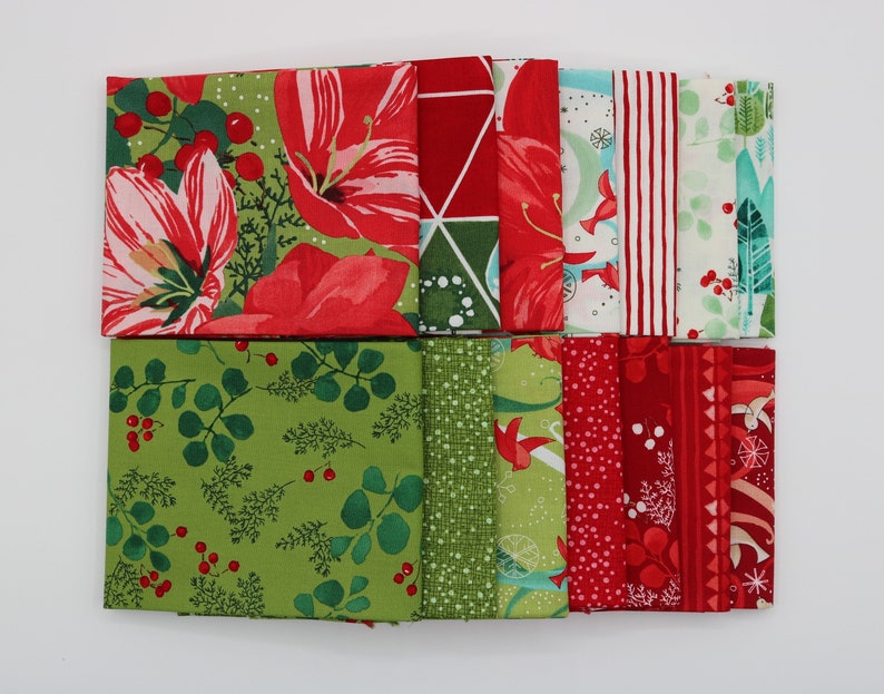 Winterly Fat Quarter Bundle by Robin Pickens for Moda, 100% Cotton ...