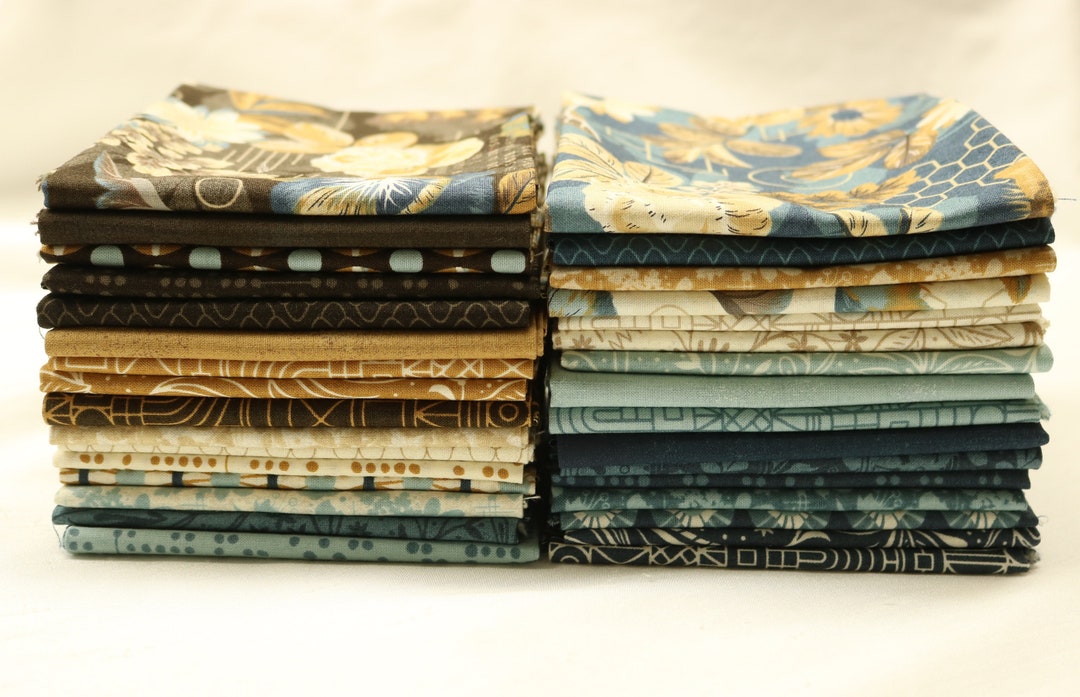 Decorum Fat Quarter Bundle by Basicgrey, Moda Fabrics, 100% Cotton ...