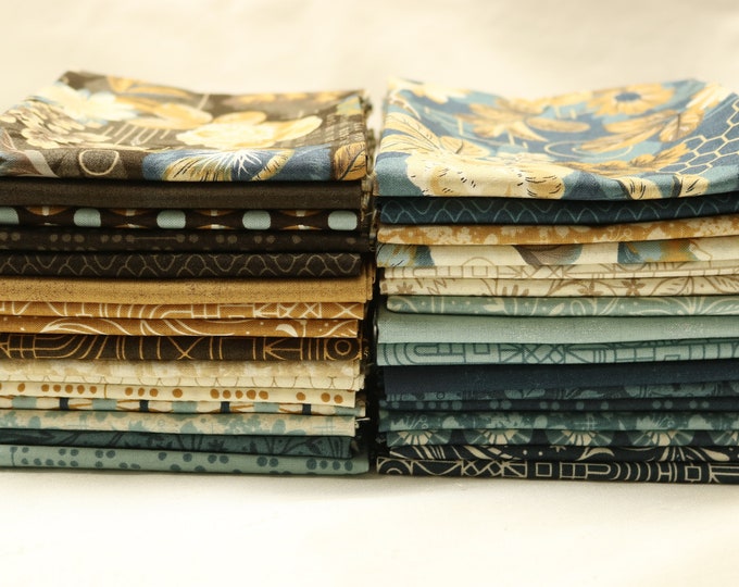 Decorum Fat Quarter Bundle by Basicgrey, Moda Fabrics, 100% Cotton ...