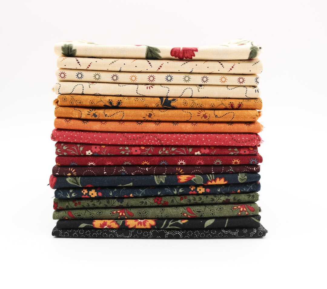 Clover Blossom Farm by Kansas Troubles for Moda Fabrics, Fat Quarter Bundle, 100% Cotton, Store ...