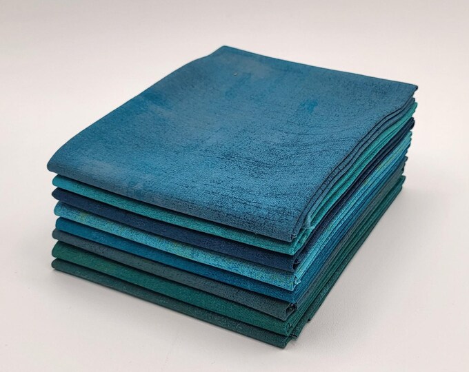 Bleu De France Fat Quarter Bundle by French General for Moda, 100% ...