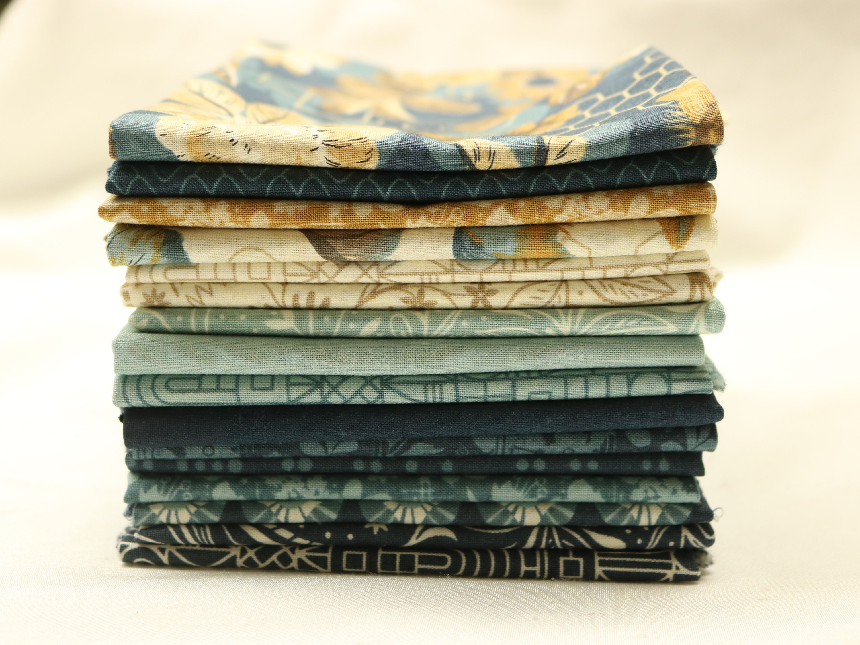 Decorum Fat Quarter Bundle by Basicgrey Moda Fabrics 100% - Etsy