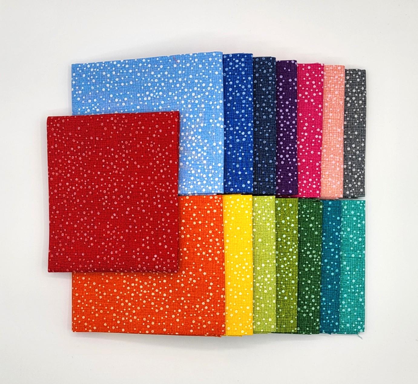 Dotty Thatched 15 Pc Fat Quarter Bundle by Robin Pickens for Moda, 100% ...