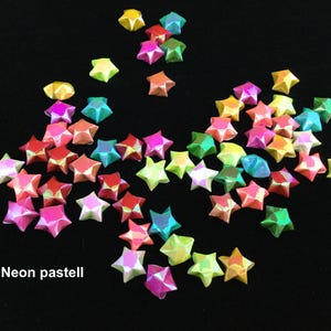 Hand Folded Origami Lucky Stars - Etsy