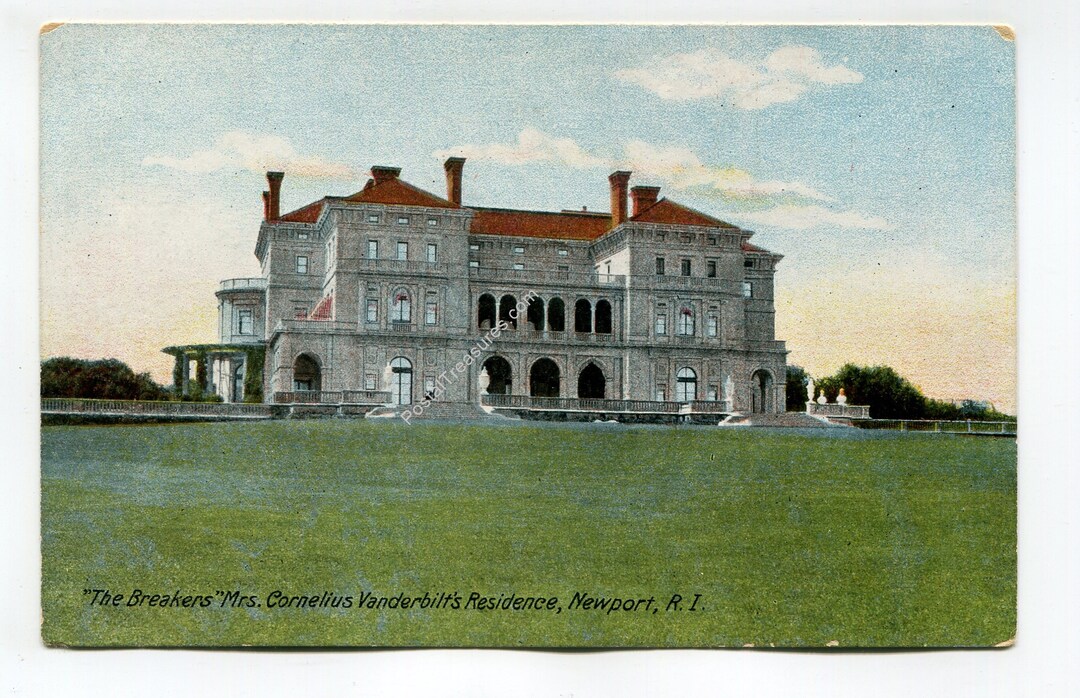 The Breakers Mrs Cornelius Vanderbilts Residence Newport Rhode - Etsy