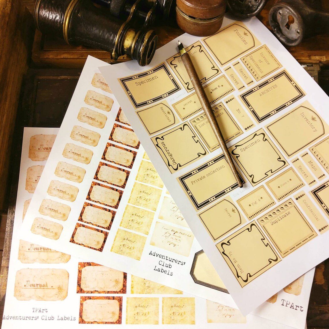 Specimen Labels, Word Labels, Text Labels, Journal Labels, Field Notes ...