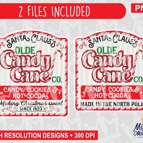 Santa Claus's Hot Cocoa Label Png Svg Christmas PNG - Etsy