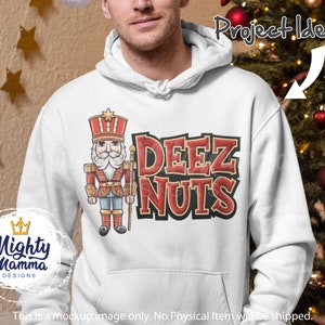 Deez Nuts Nutcracker Digital Art Design, for Sublimation DTF ...