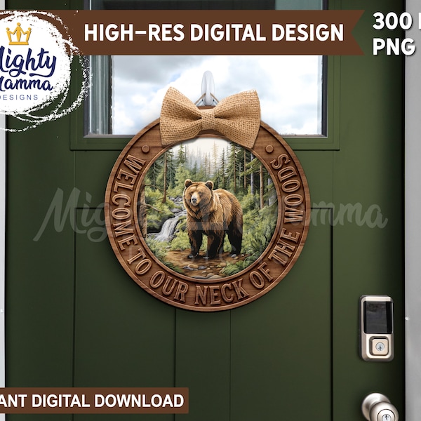 Welcome to Our Neck of the Woods - Etsy