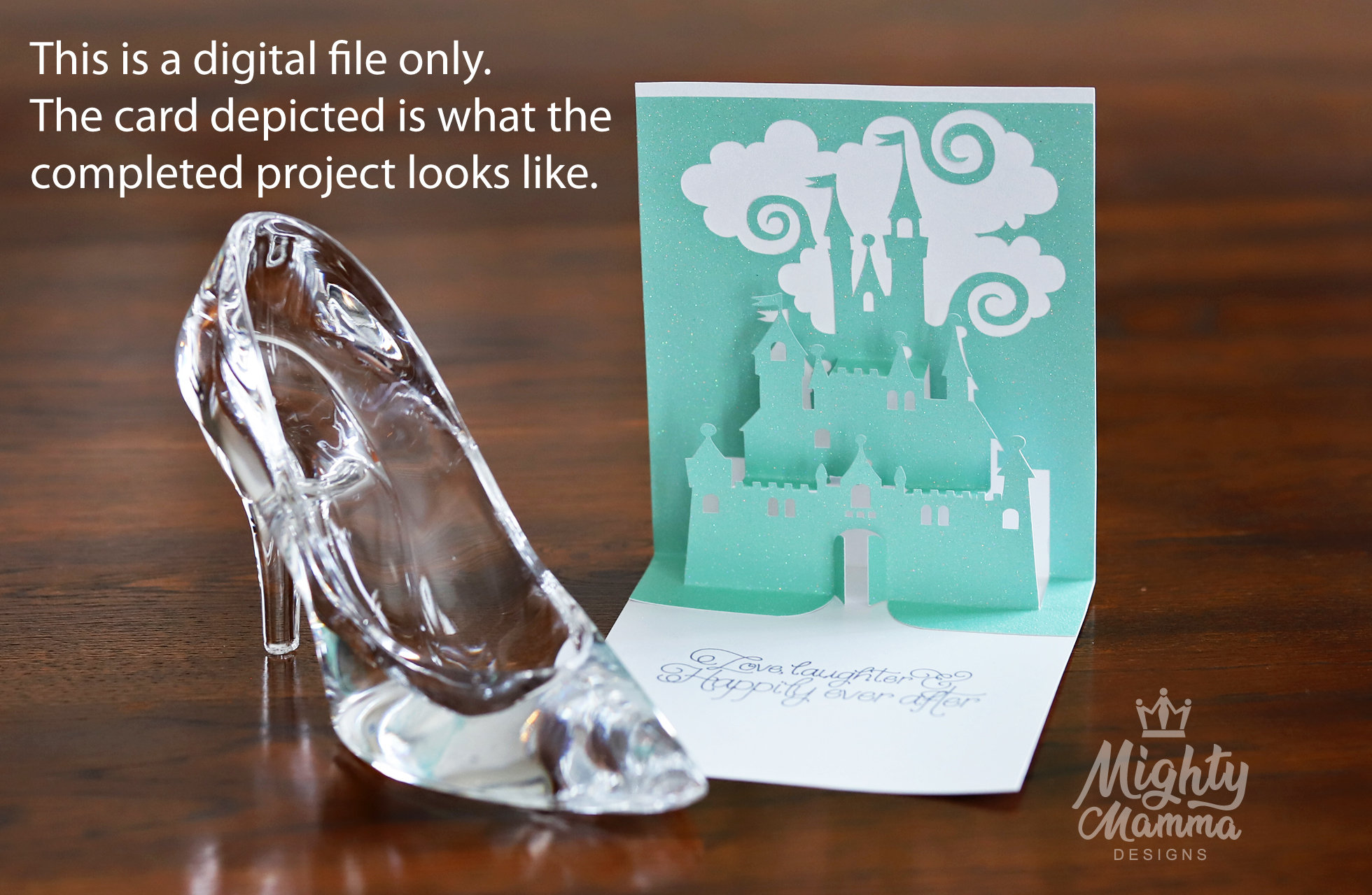 3D Pop up Castle Card SVG File for Cricut Instructions on | Etsy