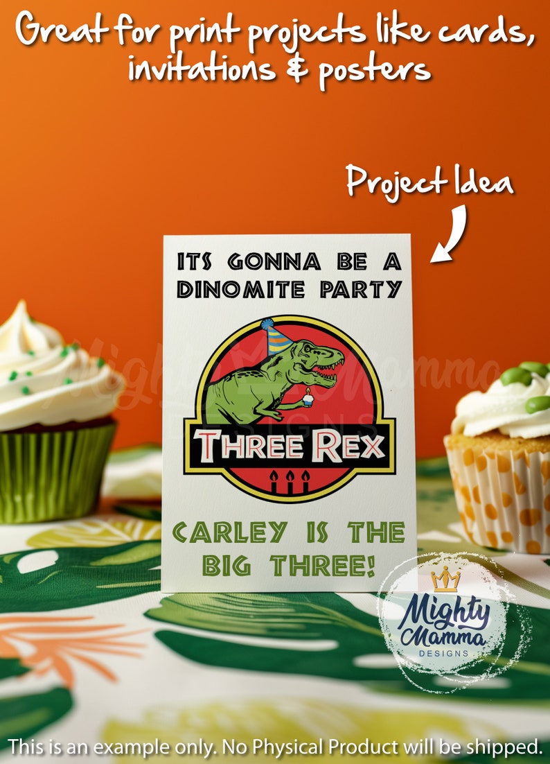 Three Rex - PNG, SVG File | Sublimation, DTF, Print, Cricut - Layered ...