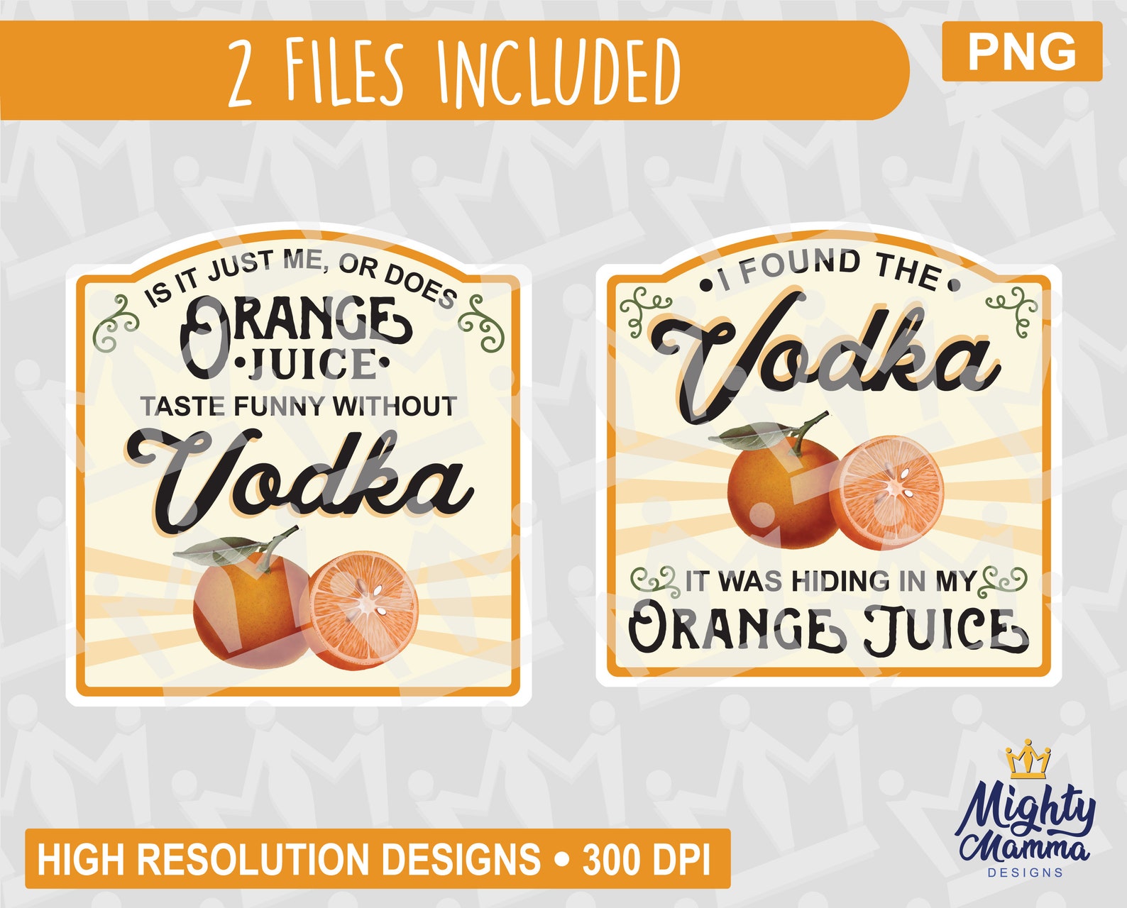 Orange Juice and Vodka Cocktail Drink Label PNG, Oranges Screwdriver ...