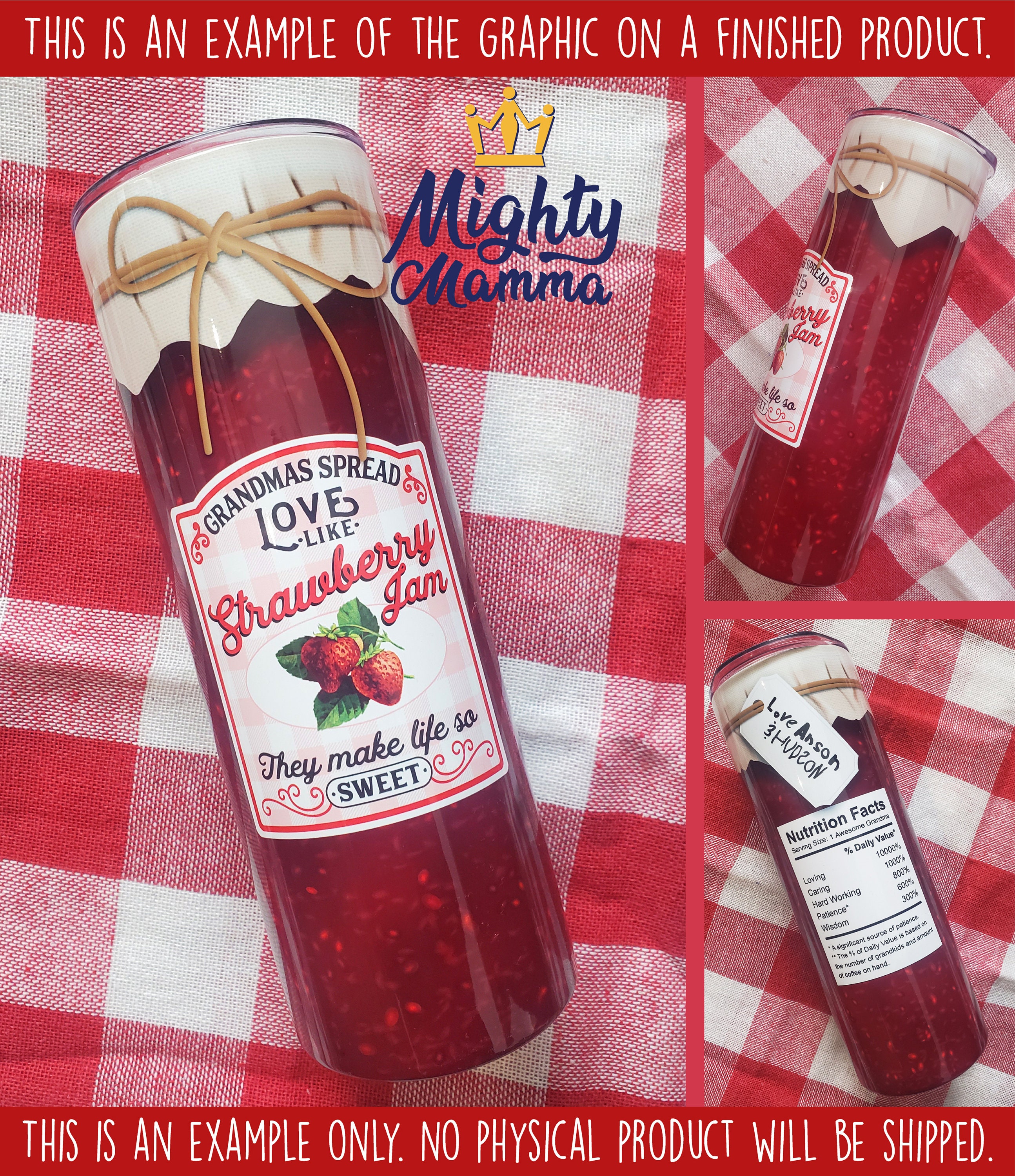 Art & Collectibles Drawing & Illustration 20oz Straight Wrap Grandmas ...