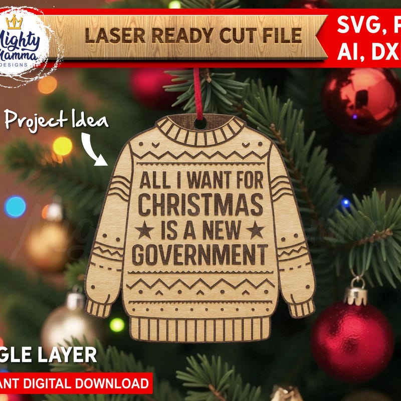Political Ornament Laser - Etsy