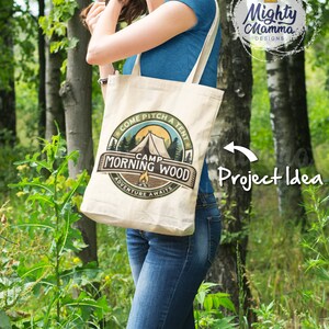 Camp Morning Wood PNG File | for Print, Sublimation, DTF | Retro, Funny ...