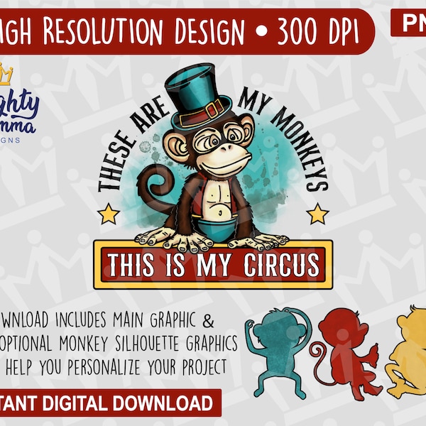 Crap This is My Circus and Those Are My Monkeys - Etsy