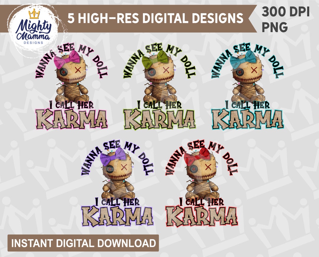 Wanna See My Doll I Call Her Karma Bundle Voodoo Doll Burlap - Etsy