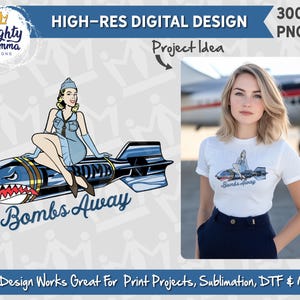 F-bomb Retro Woman PNG File | Print, Sublimation, DTF | for Cups Shirts ...