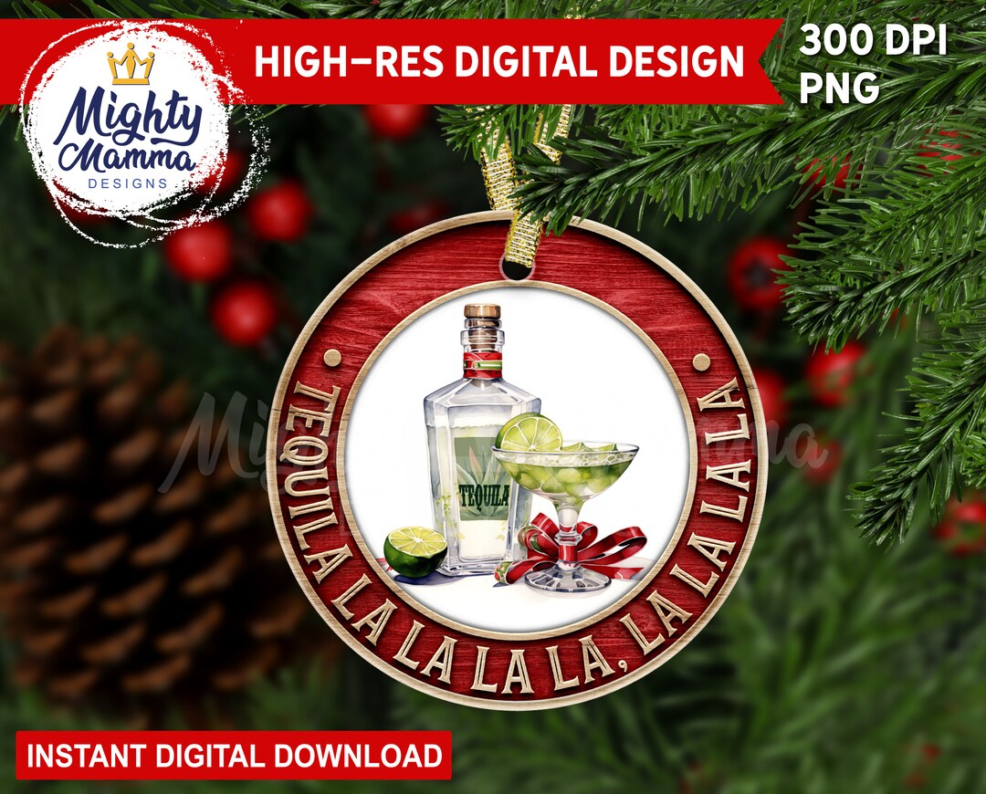Tequila La La La La, Round PNG Design, for Print, Sublimation ...