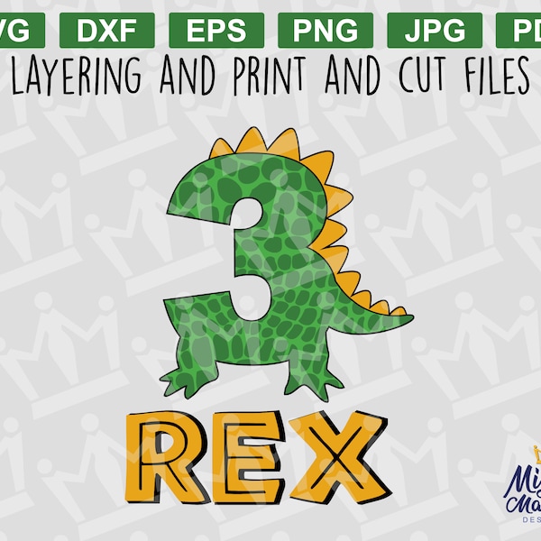 Dinosaur Svg - Etsy
