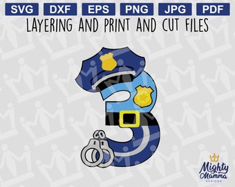 FIREMAN 3 SVG Png Number Three Firefigther Third BIRTHDAY | Etsy