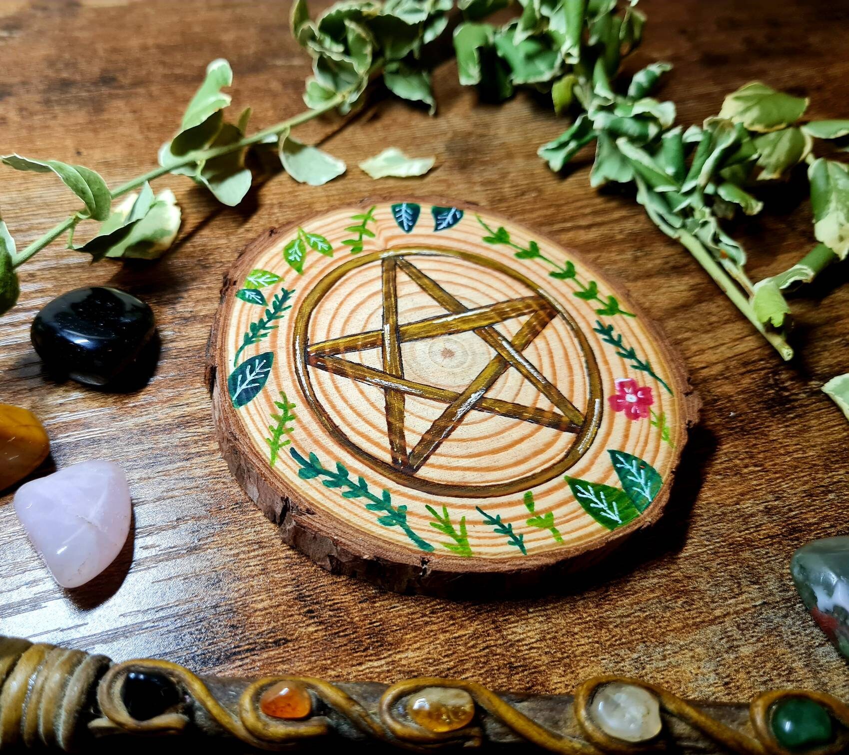 Goddess Watercolour Altar Tile Wiccan/pagan/witchcraft Hand - Etsy