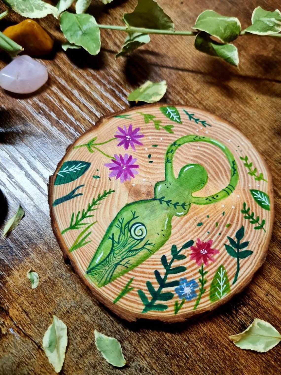 Goddess Watercolour Altar Tile Wiccan/pagan/witchcraft Hand - Etsy