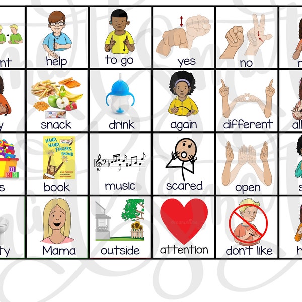 Printable Pecs - Etsy