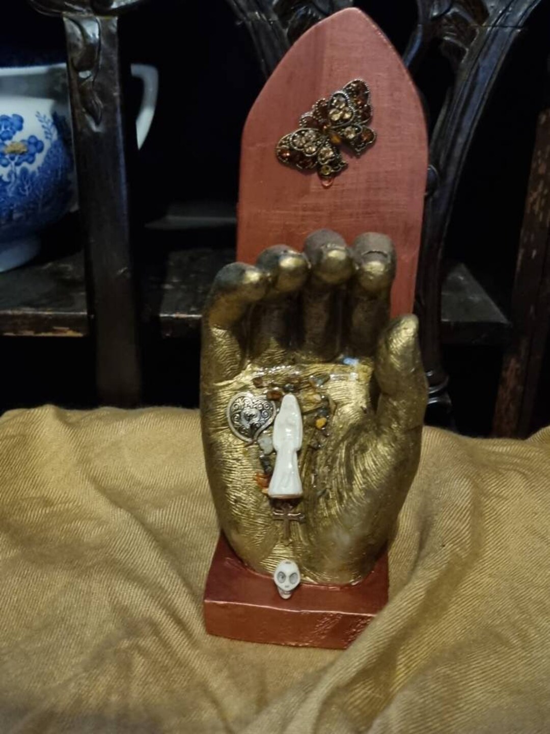 Santa Muerte, Holy Death, Altar Decoration, Shrine, Mini Santa Muerte ...