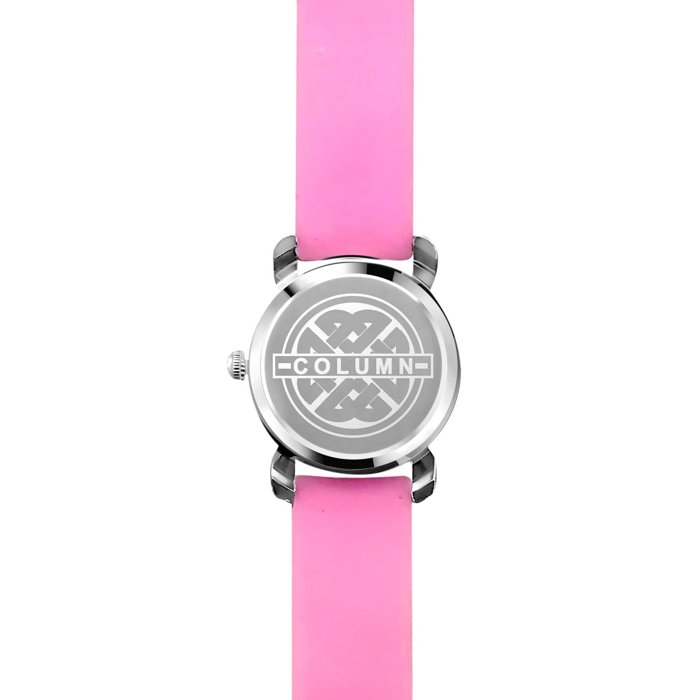 COLUMN Pink Girls Watch 3D Time Teacher Water Resistant Easy Use CK001 ...