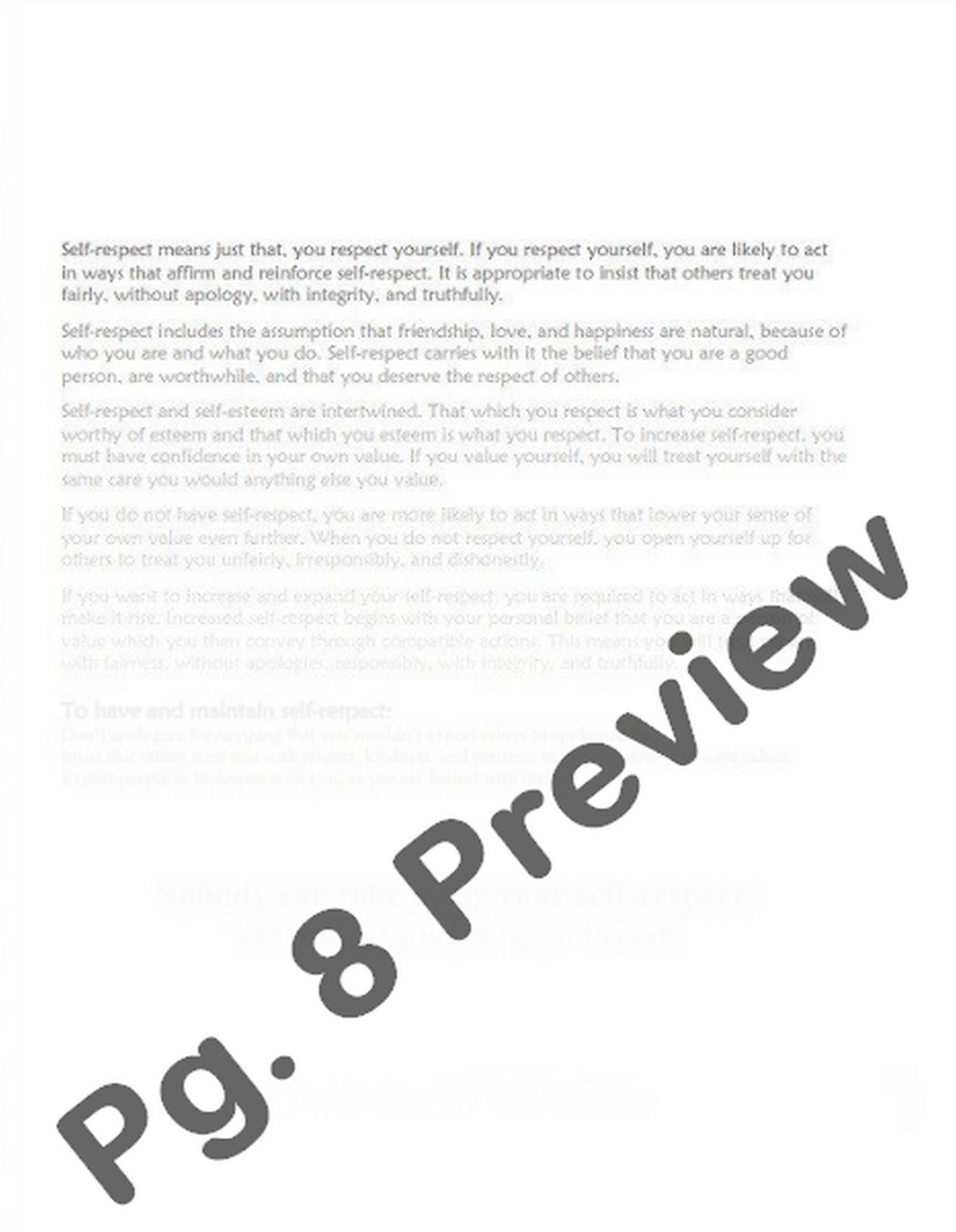 DBT LESSON 4-7 / Interpersonal Effectiveness F-A-S-T Worksheets and ...