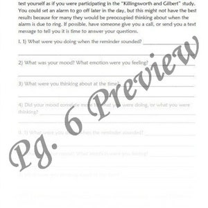 DBT LESSON 1-1 / Intro to Mindfulness Worksheet and Handouts (DBT Peer ...